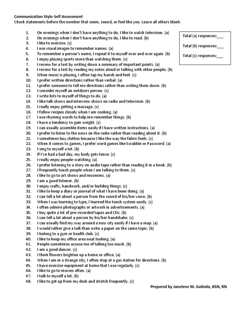 Assessment | PDF | Leisure