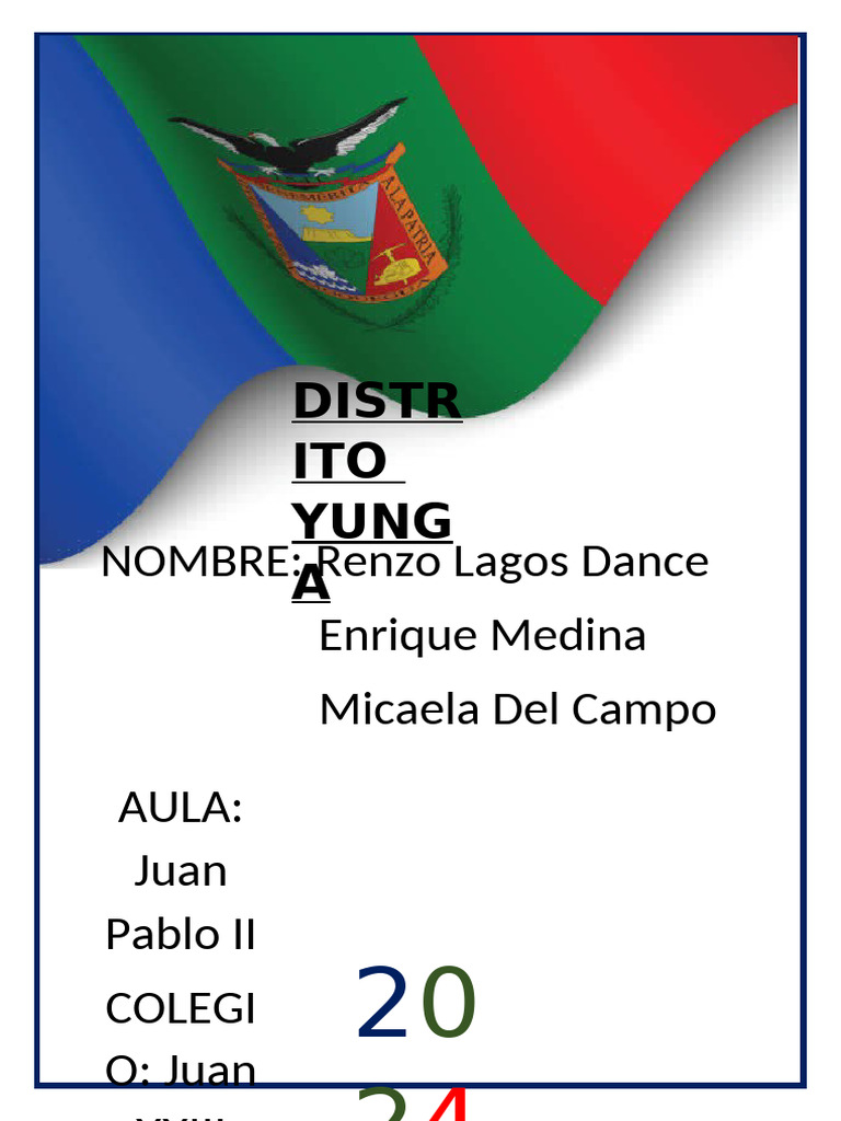 Cultura y Tradiciones del Distrito Yunga | PDF
