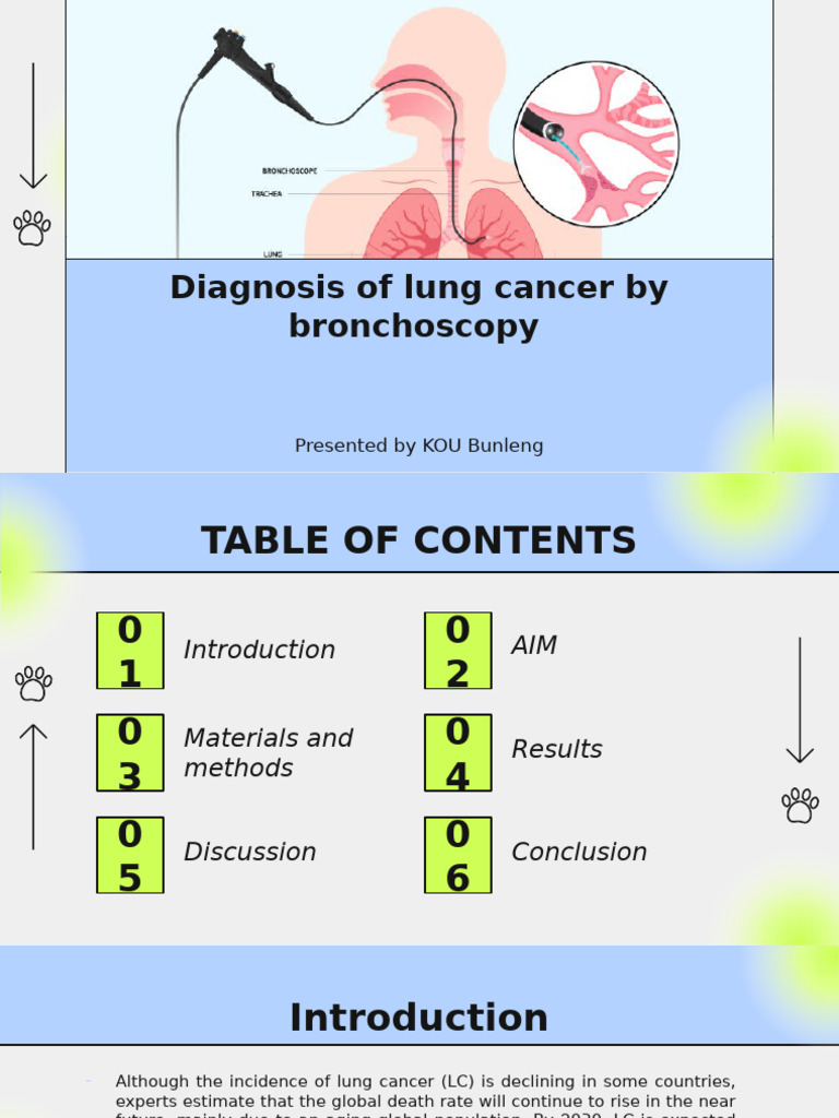 Lung Cancer and Bronchos | PDF | Lung Cancer | Ct Scan