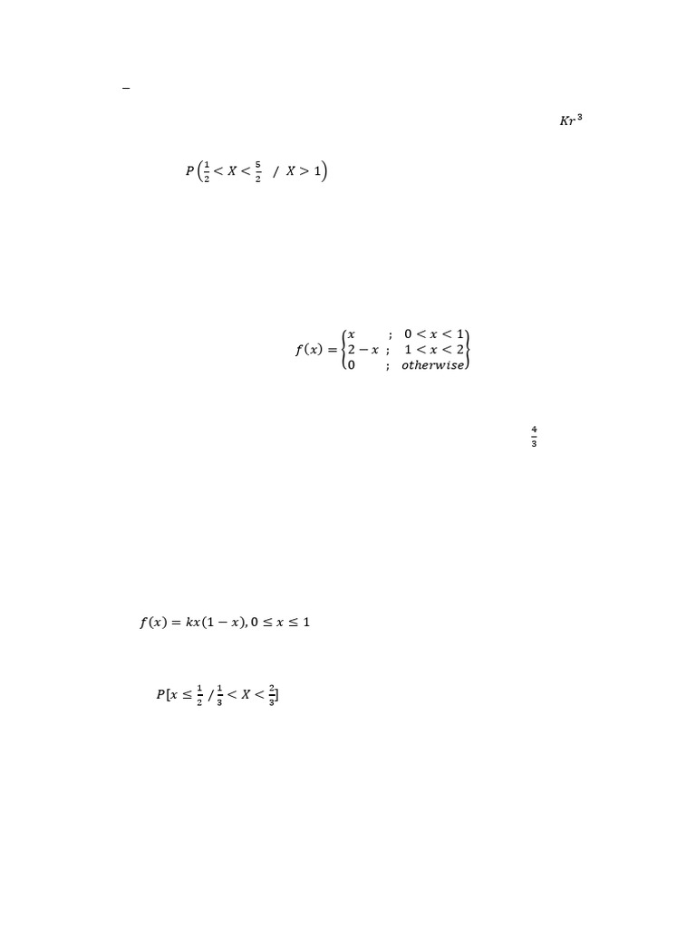 Unit Wise Importatnt University Questions | PDF | Probability Distribution | Probability Density ...