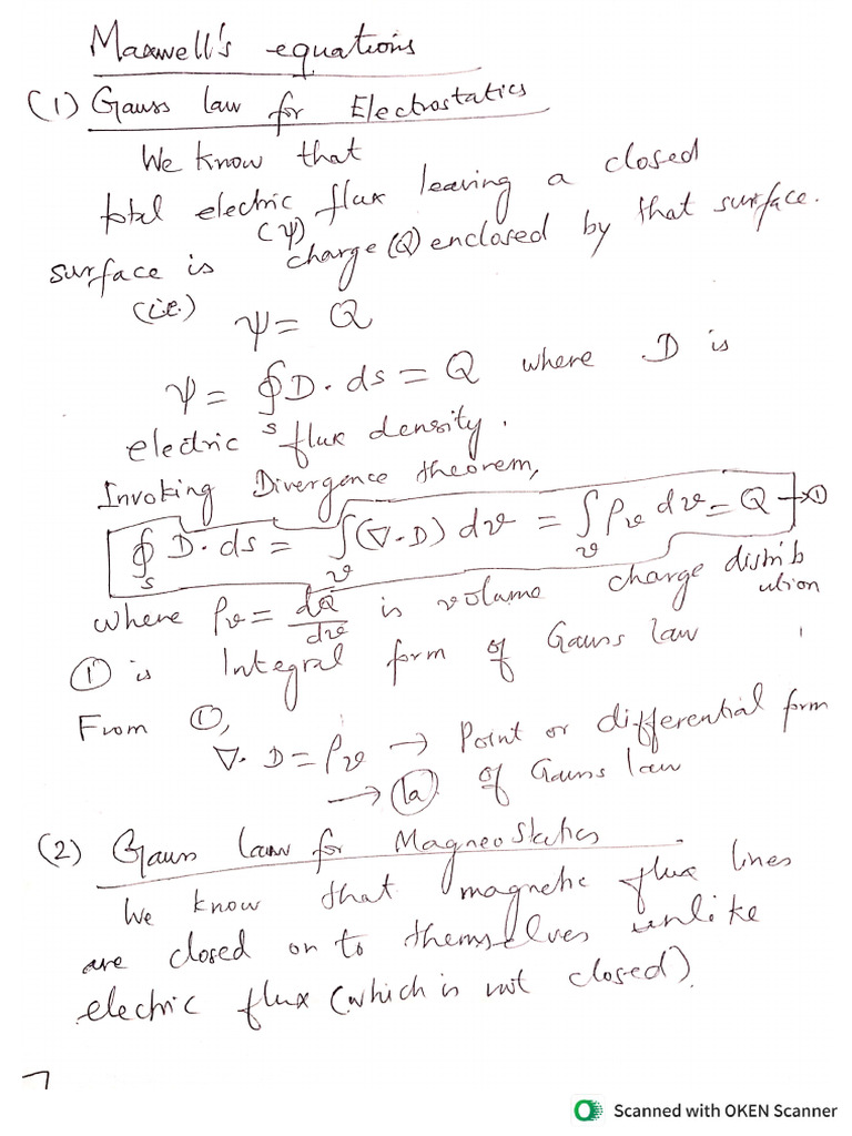 Unit 5 EMF Handout | PDF