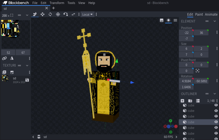Blockbench 3D Model Editing Guide | PDF | Polytopes