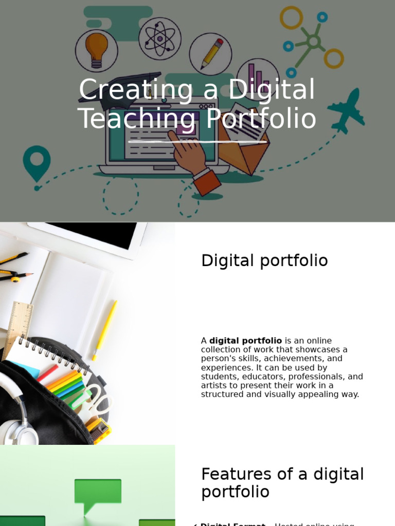 Creating a Digital Teaching Portfolio (2) | PDF | Teachers | Lesson Plan