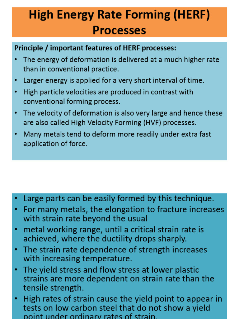 Understanding HERF Processes | PDF | Deformation (Engineering) | Extrusion