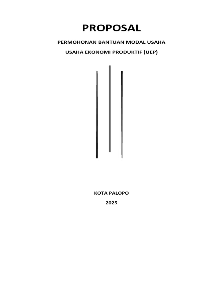 Contoh Proposal Bantuan Dana Umkm | PDF