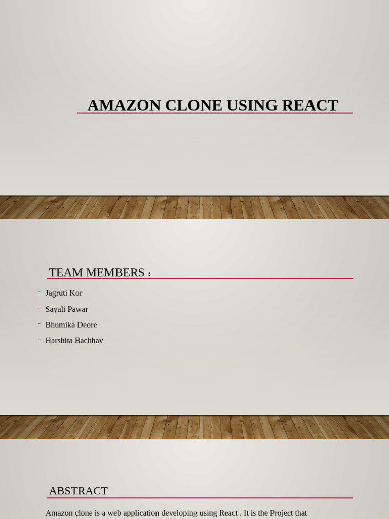 Amazon Clone | PDF