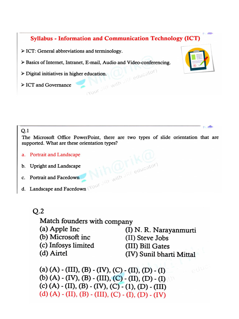 ICT Notes | PDF