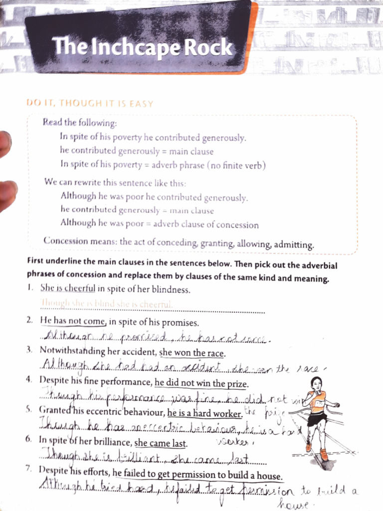 Inchcape Rock: Adverbial Clause Exercises | PDF | Language Mechanics ...