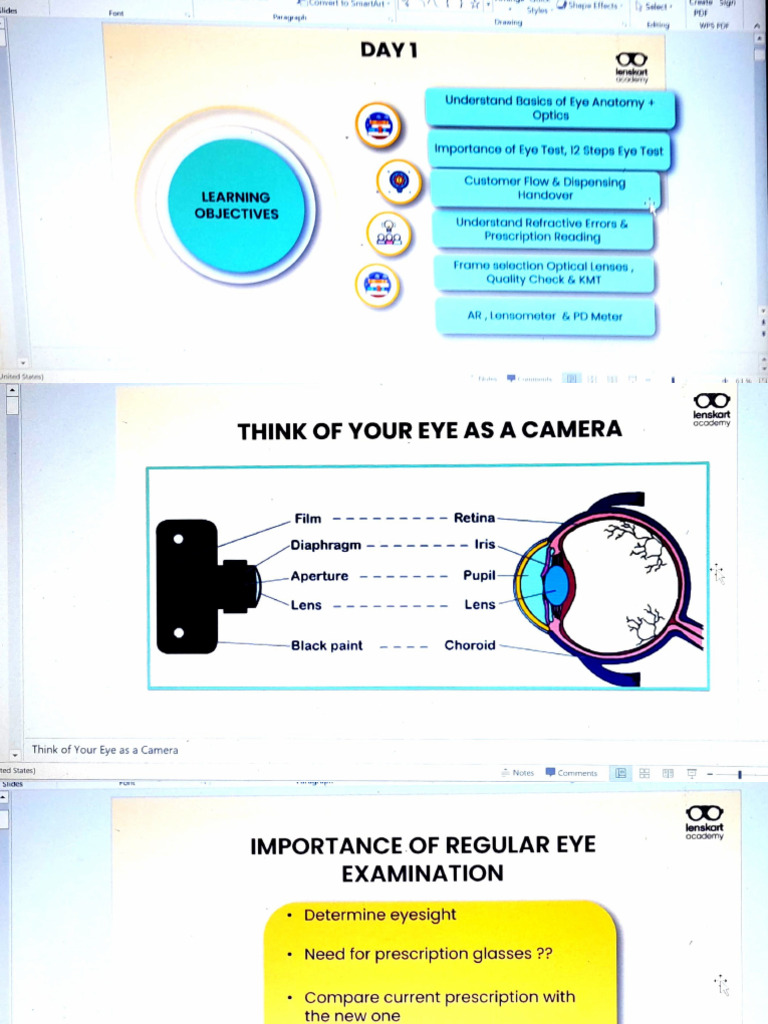 Optometry Lesson | PDF
