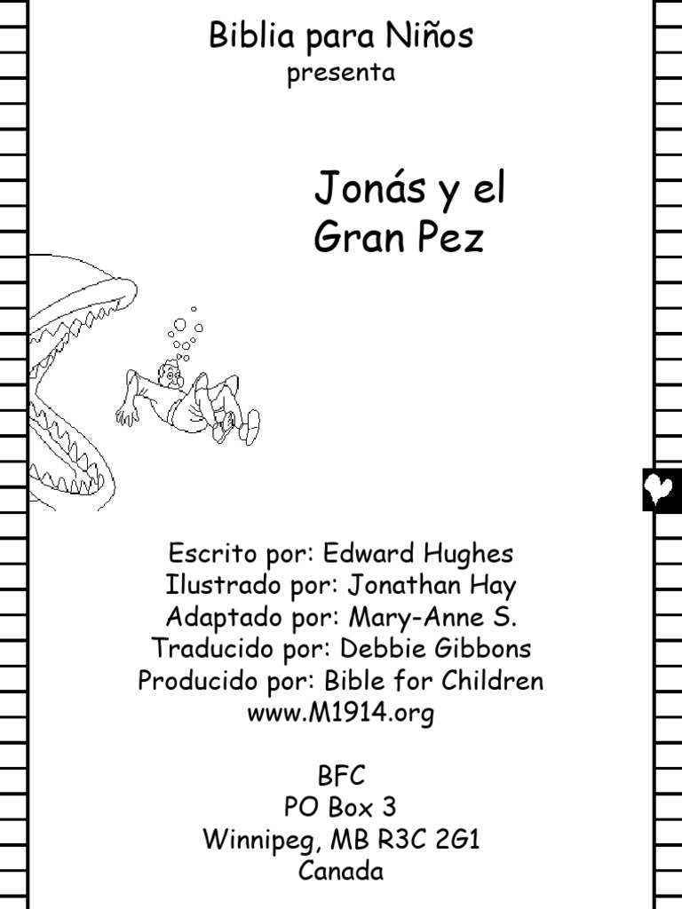 26 Jonah and The Big Fish Spanish CB | PDF | Jonás | Pecado