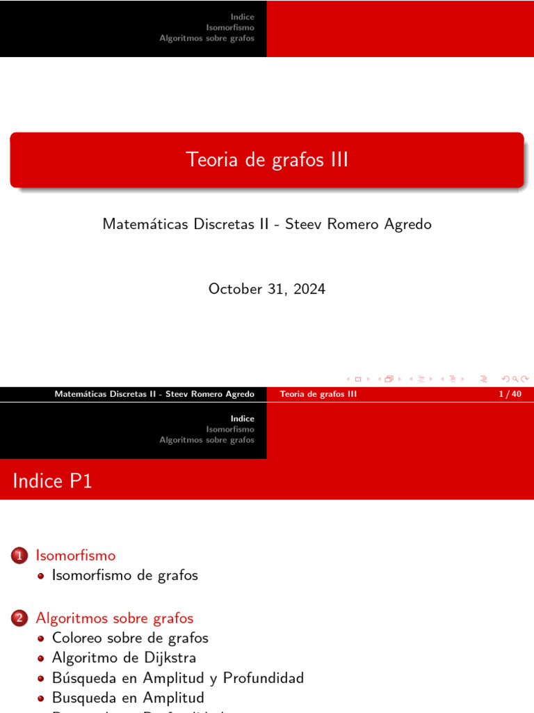 Teoria de Grafos III | PDF | Teoría de grafos | Vértice (teoría de grafos)