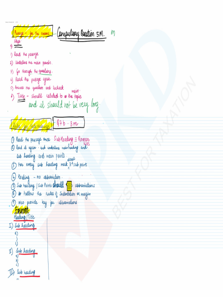 BCR Notes SPC | PDF