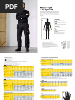 Joseph A. Bank Sizing Chart | PDF | Fashion | Softlines (Retail)