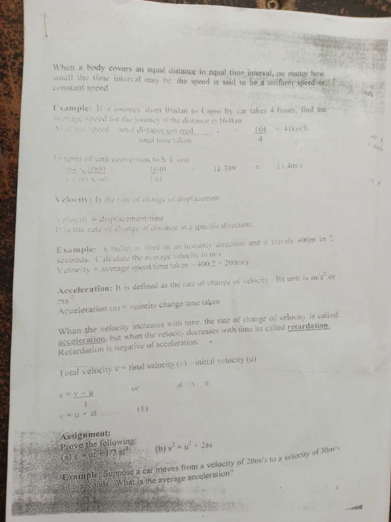 PHY 101 Material by Lenzi ? | PDF