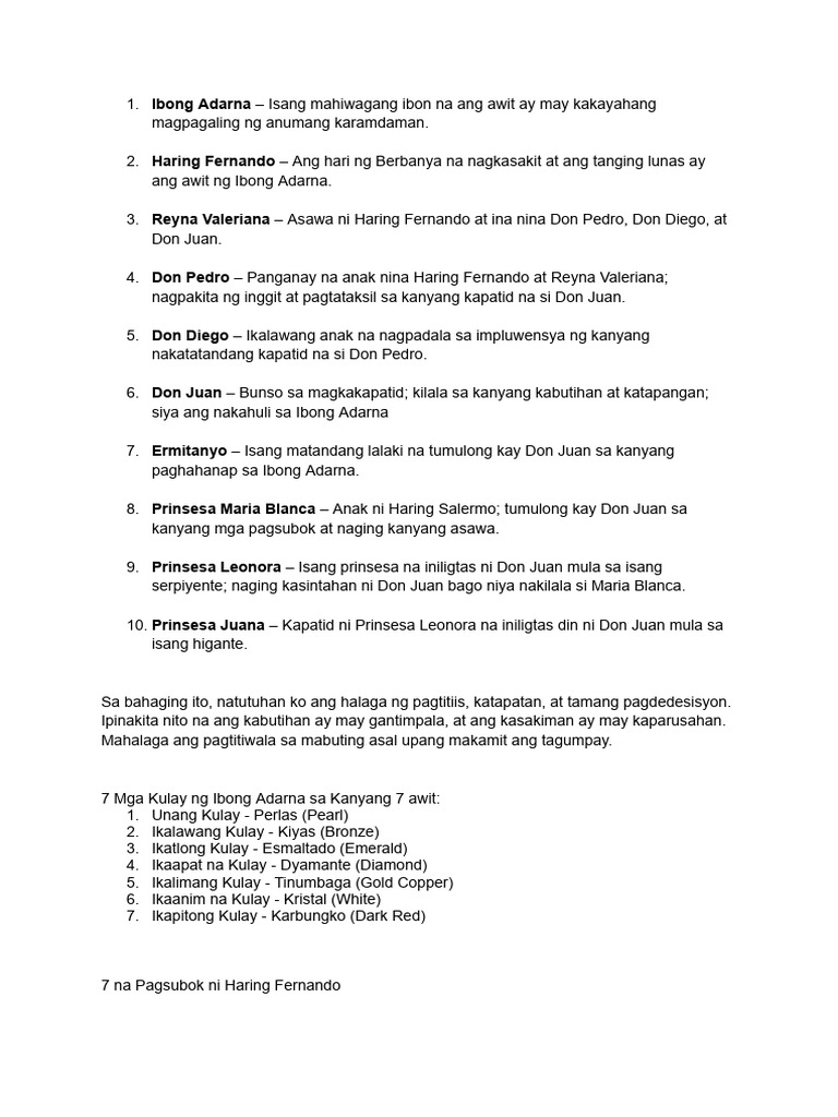 Filipino Notes | PDF