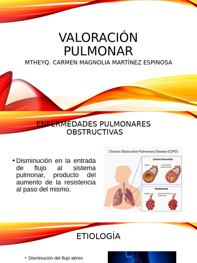 Enfermedades Pulmonares: Obstrucción y Restricción | PDF | Asma | Pulmón