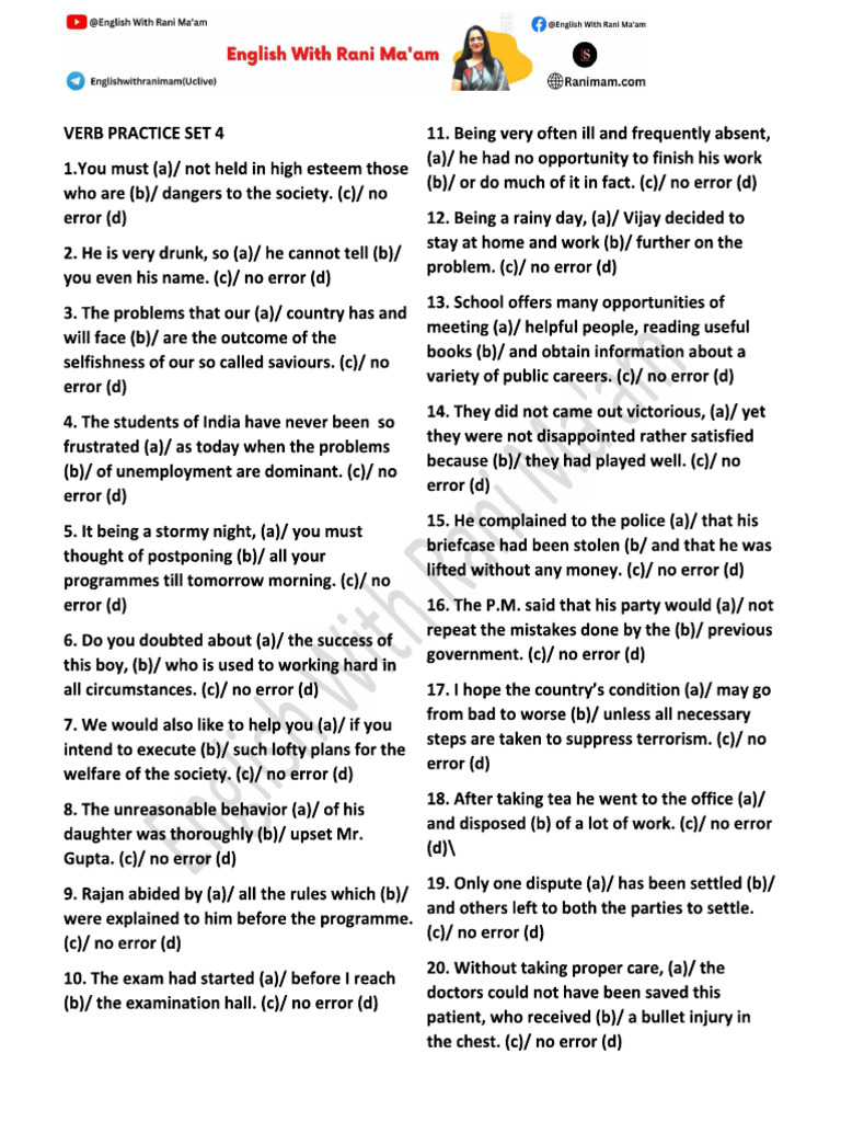 VERB sit 5 | PDF