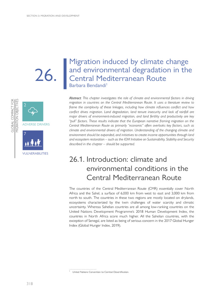 ch26 Migration Induced by Climate Change | PDF | Human Migration | Climate Change