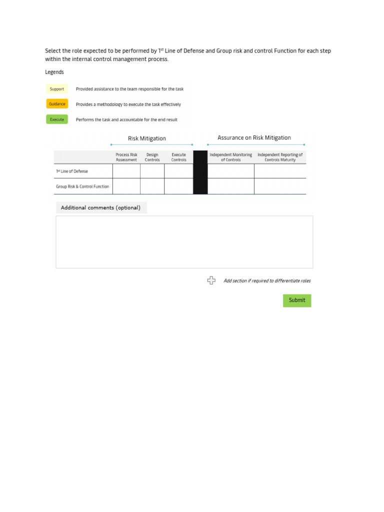 Survey Question Form Requirement | PDF