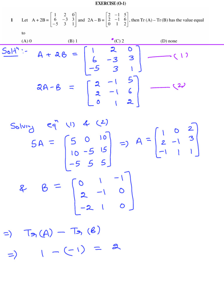 O1 Matrix | PDF | Functional Analysis | Functions And Mappings