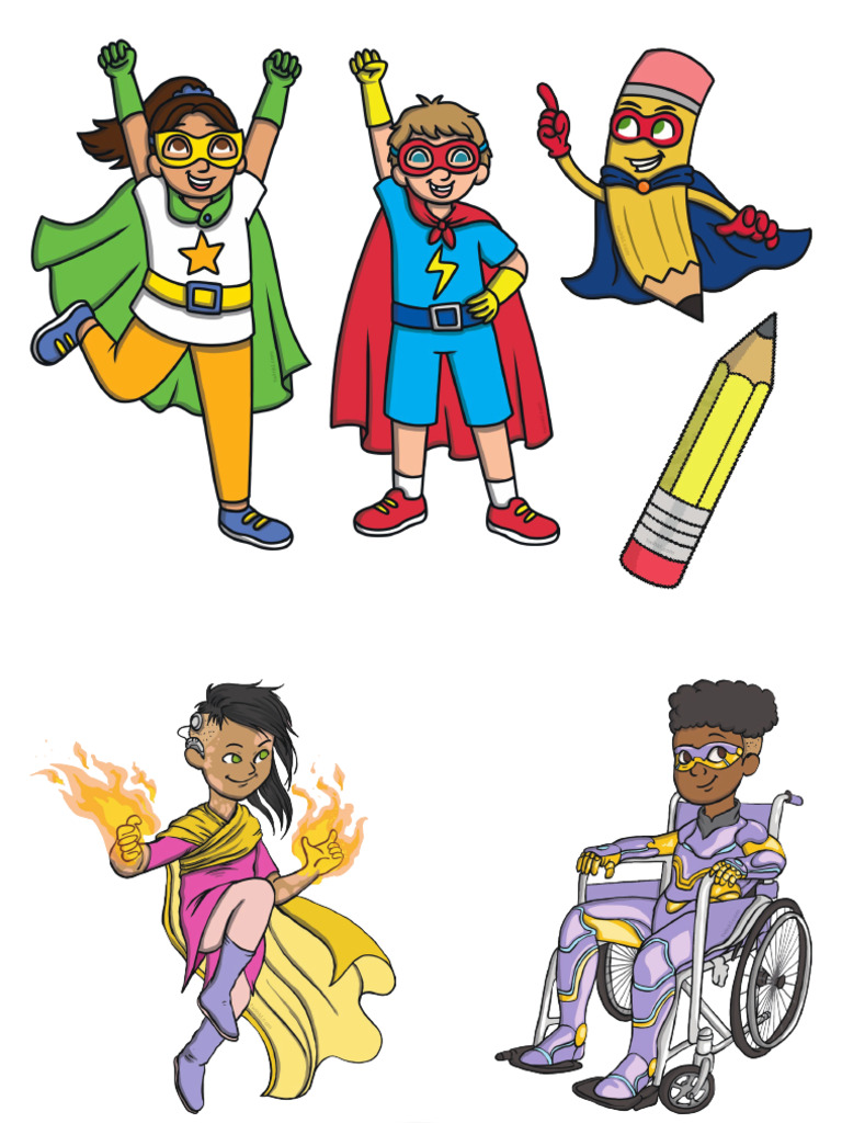 Color We're Super Sharp Learners! Cut-Outs | PDF
