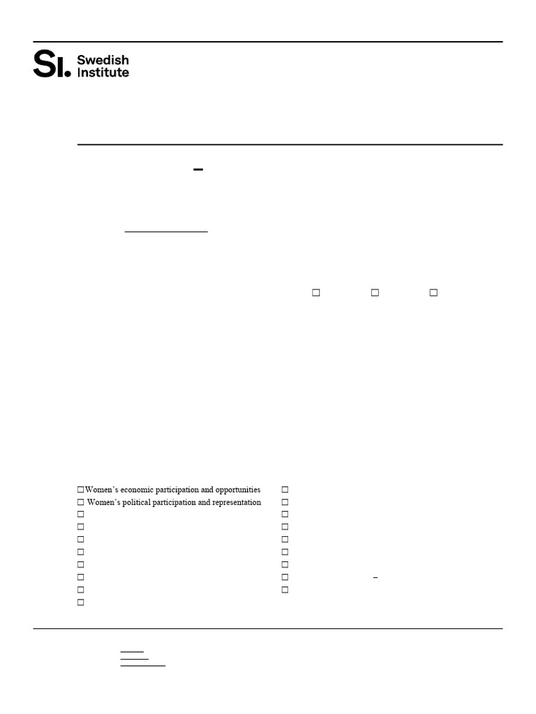 Application Form Si Leader Lab 2020 - 3 | PDF | Gender | Gender Studies