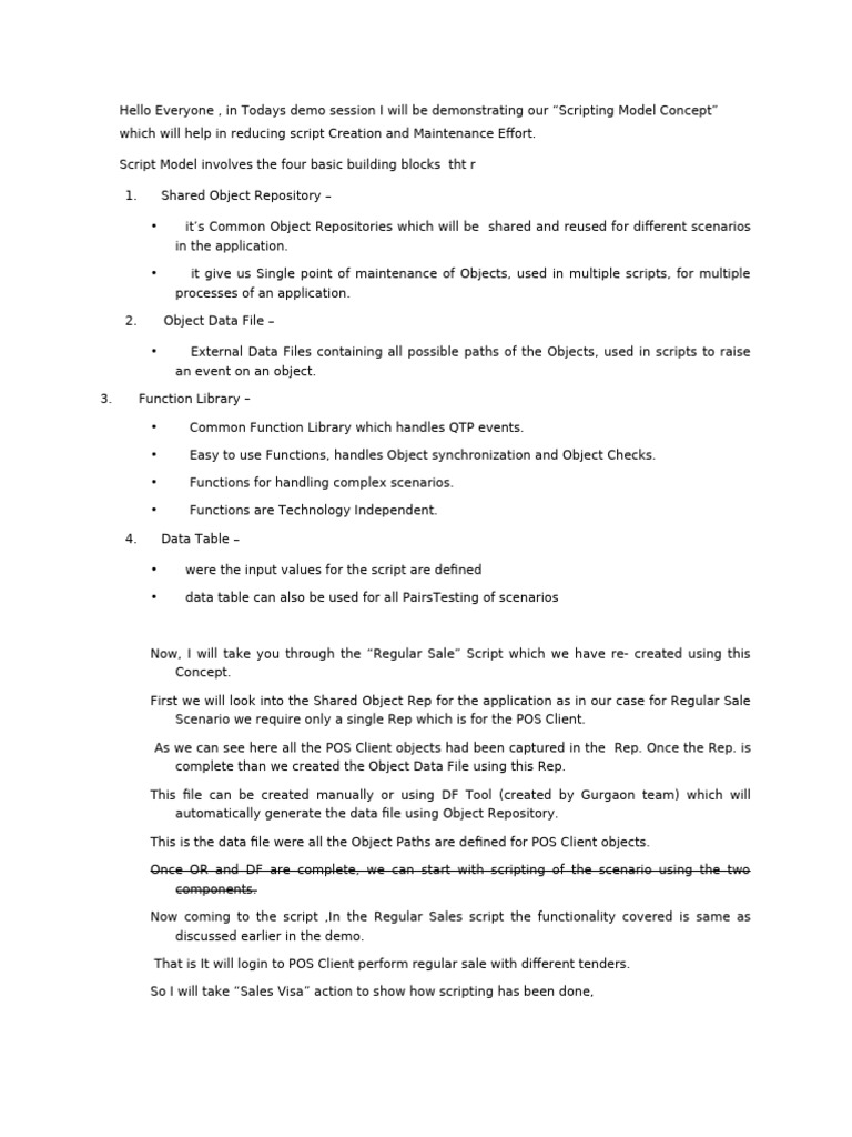 QTP Scripting Model Successful Rollout | PDF | Function (Mathematics) | Systems Engineering