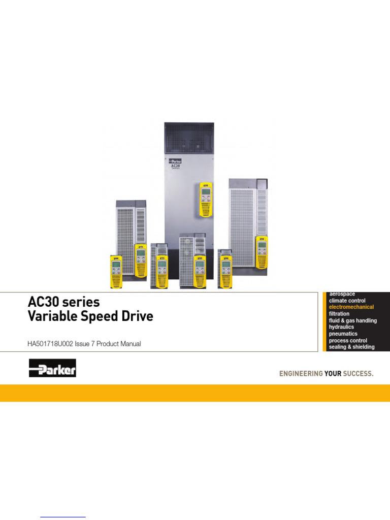 AC30 Series Variable Speed Drive: HA501718U002 Issue 7 Product Manual ...