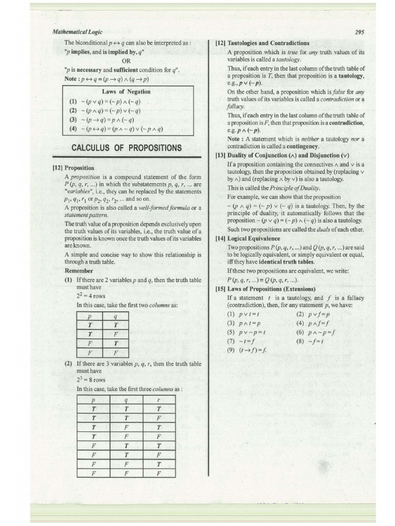 Mathematical Logic | PDF