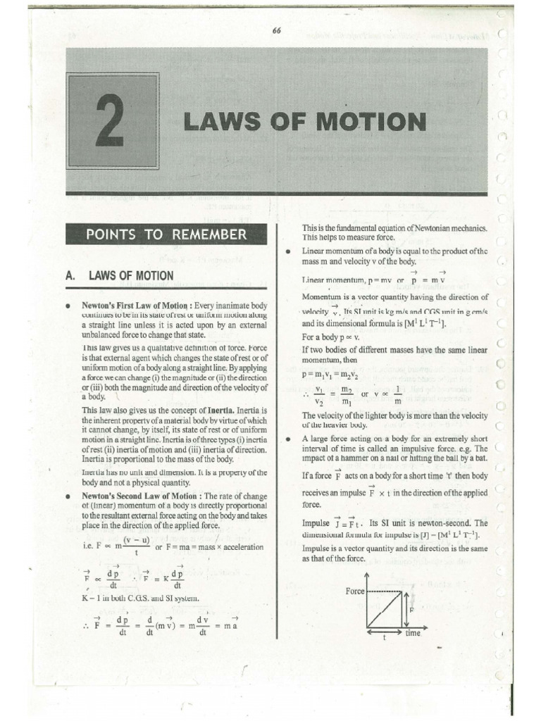 Laws of Motion | PDF