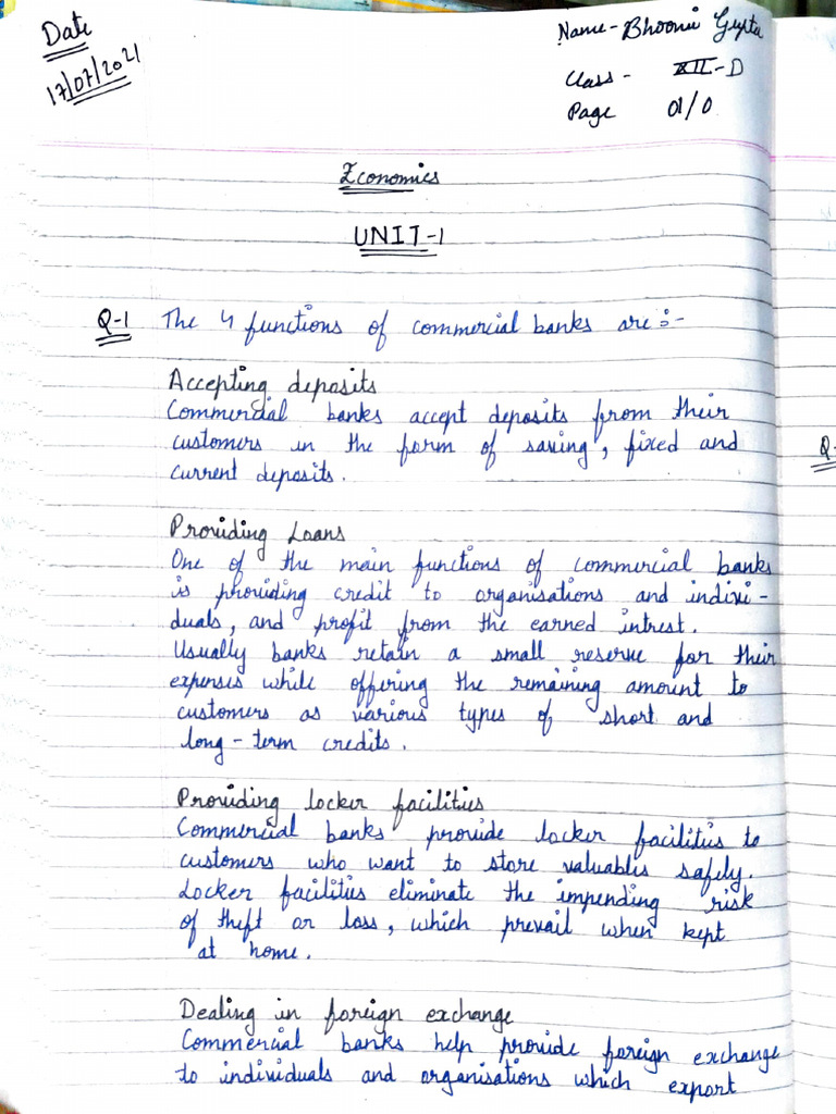 Economics Unit 1 | PDF