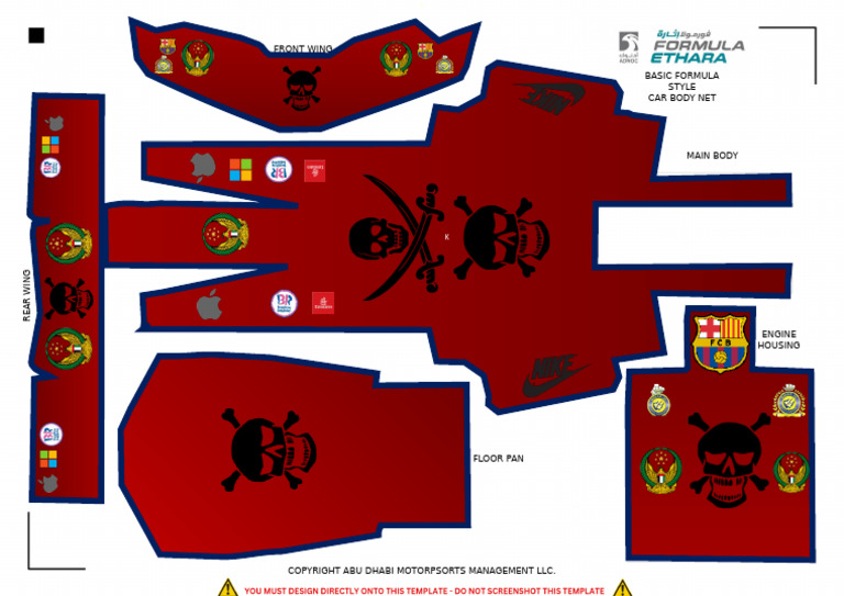 Formula Ethara Car Template Overview | PDF