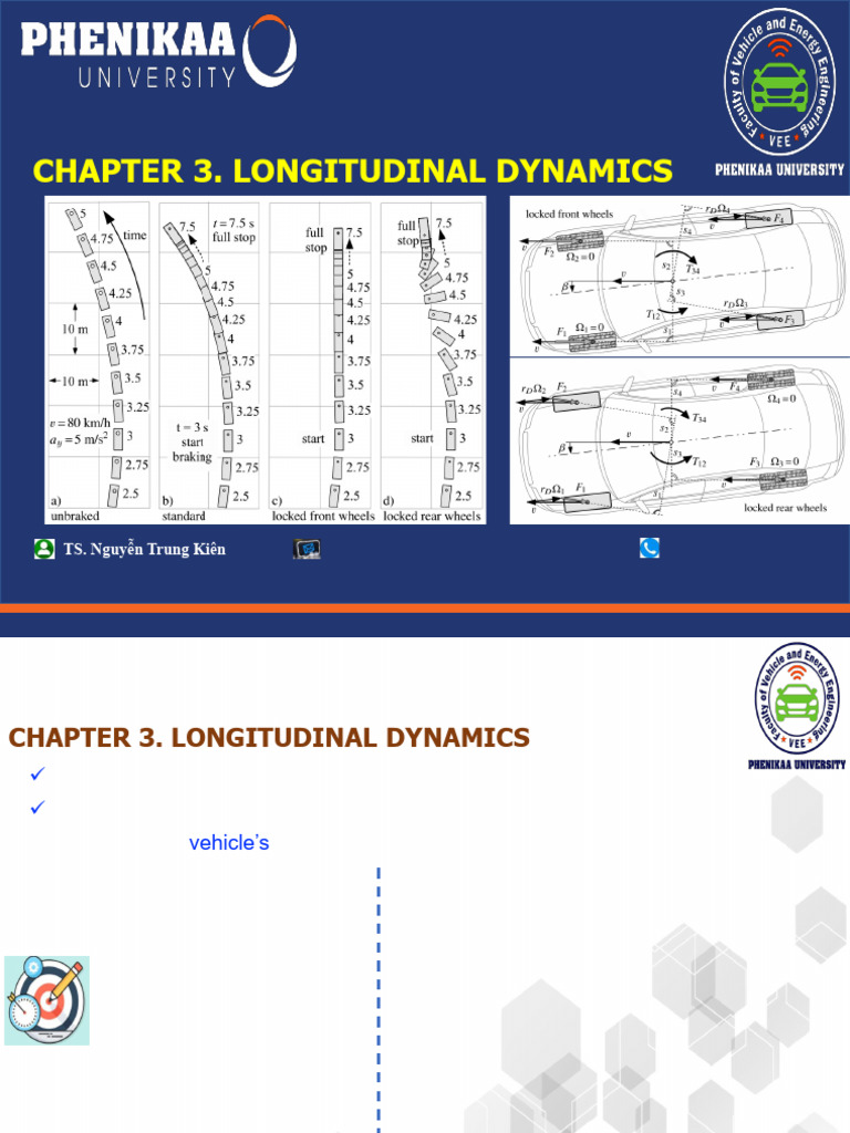 VEE703040 Chapter 4 Longitudinal Dynamics | PDF | Force | Mechanical ...