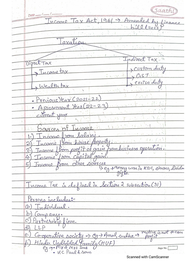 Tax (Module 1 & 2) | PDF