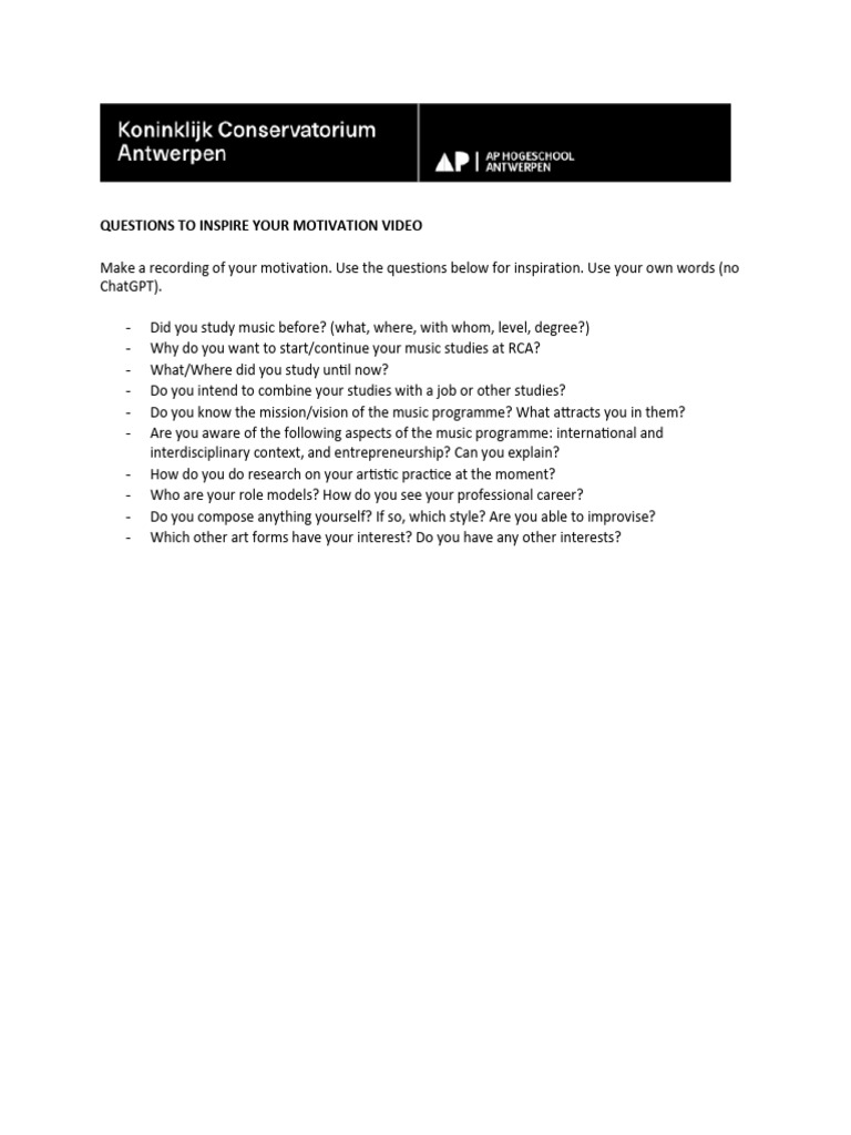 Questions Motivation | PDF
