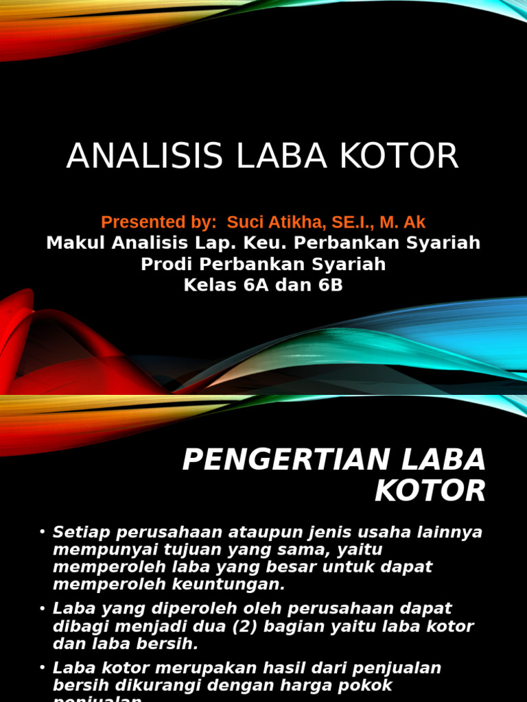 Analisis Laba Kotor | PDF