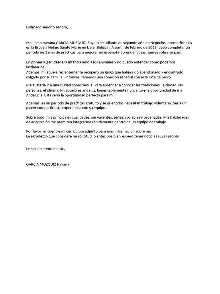 Stage 1 Mois Espa | PDF