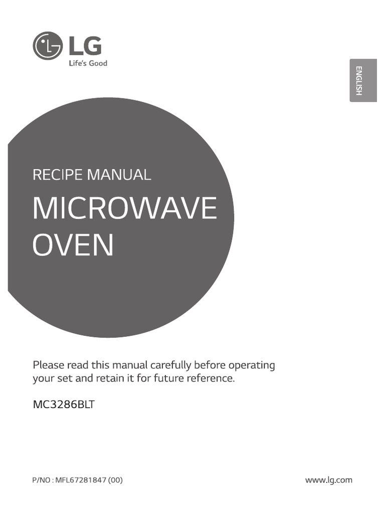 Recipe Manual 847 | PDF