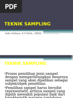Definisi dan Teknik Simple Random Sampling | PDF