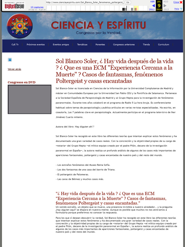 Sol Blanco Soler | PDF | Paranormal | Forteana