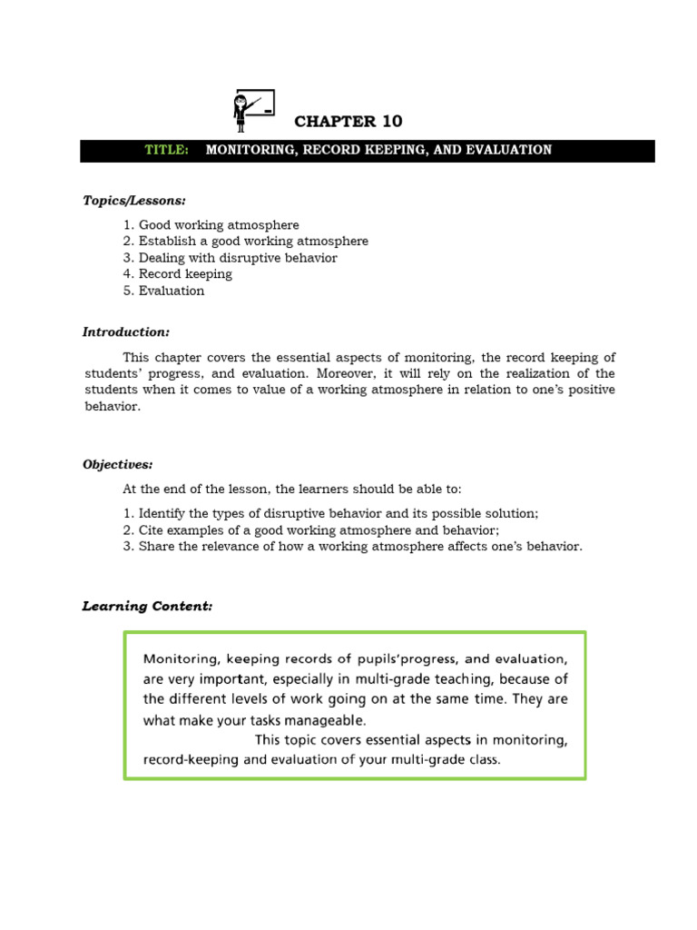 CHAPTER 10 Teaching Multi Grade Classes | PDF