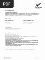 INZ1224 Visitor Visa Declaration Form | PDF | Travel Visa | Immigration