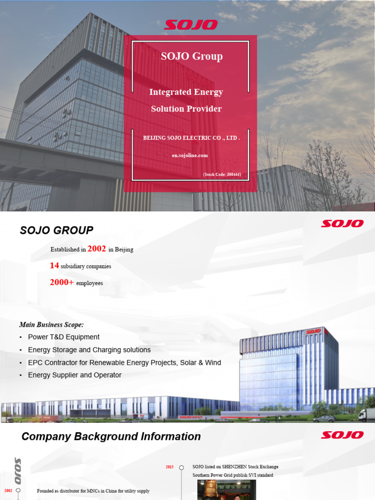 SOJO Company Introduction - Overseas Key Production | PDF ...