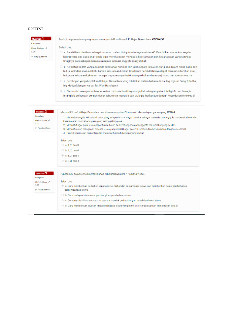 PRETEST | PDF