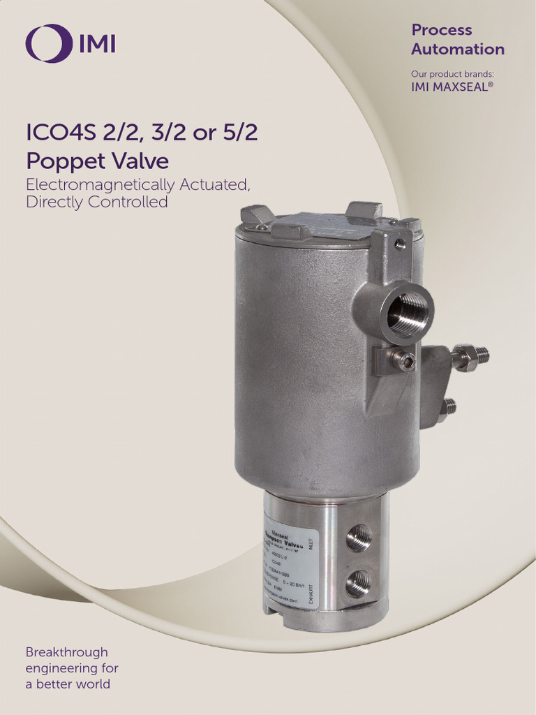 IMI Thompson Valves - ICO4S - Data Sheet - 23oct24 1 | PDF | Valve ...