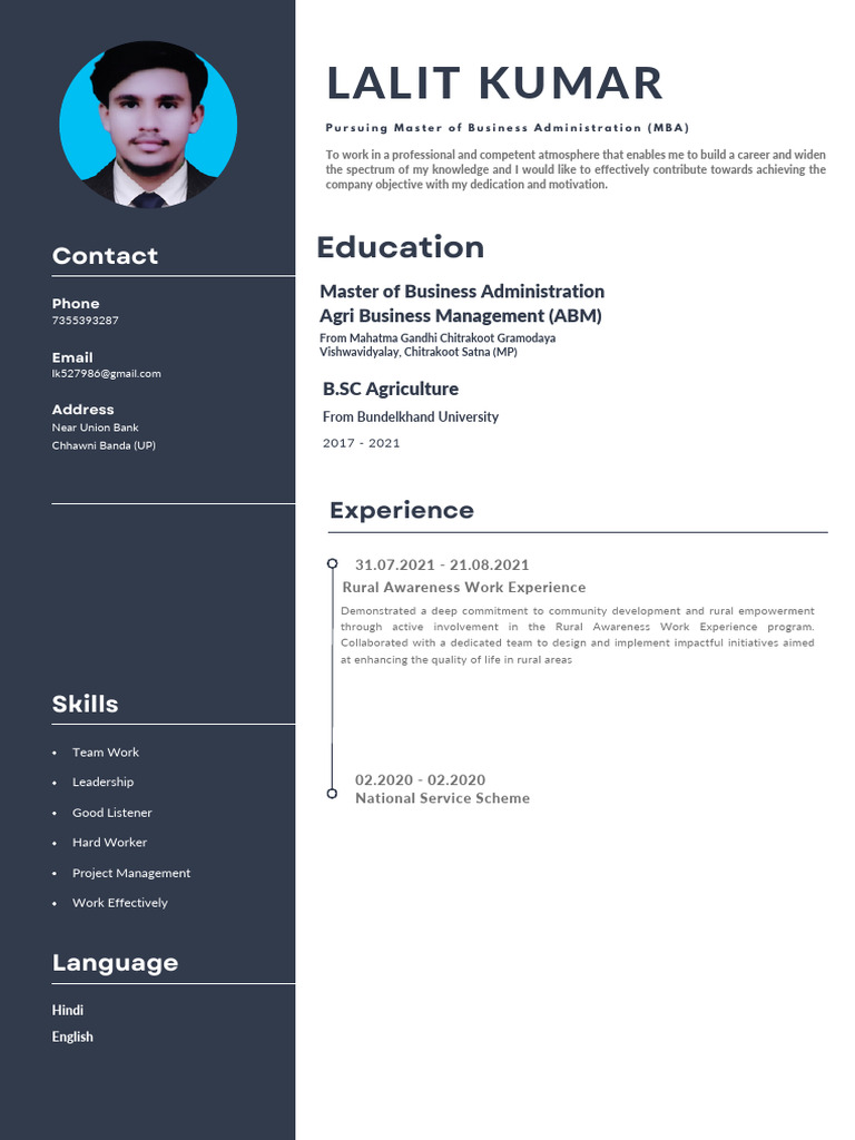 Black White Minimalist CV Resume | PDF
