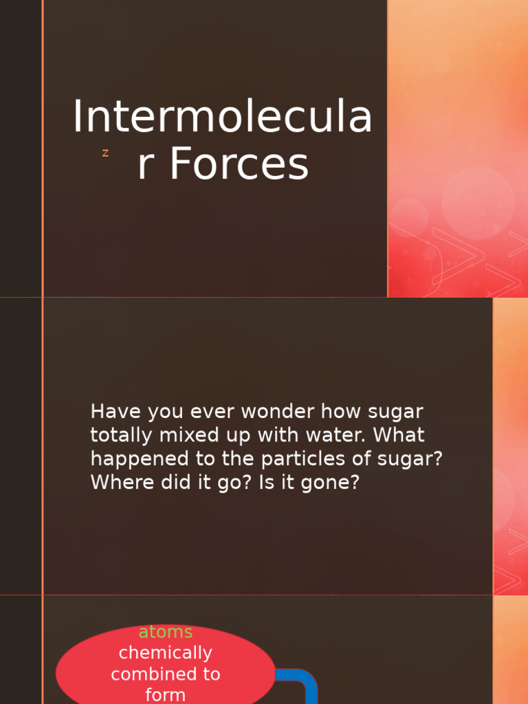 Intermolecular Forces22 | PDF | Intermolecular Force | Chemical Polarity