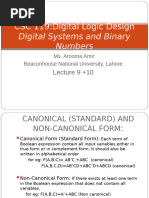 Lecture 3 Minterms and Maxterms | PDF | Boolean Algebra | Teaching Mathematics