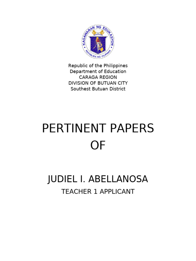 Pertinent-Papers Final | PDF