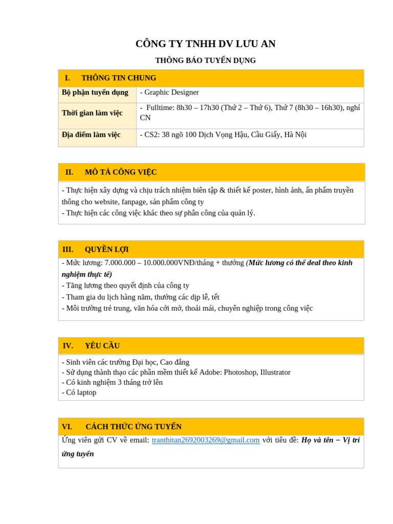 LƯU AN - JD DESIGNER | PDF